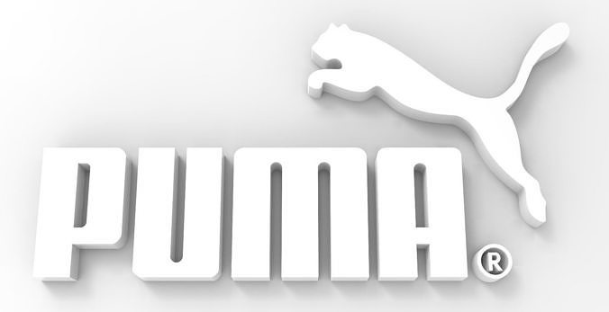 logos - puma 3D model 3D printable | CGTrader