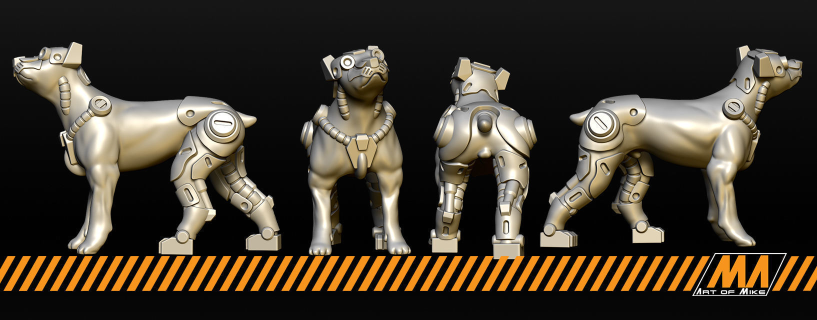 CyberDogs 3D model 3D printable | CGTrader