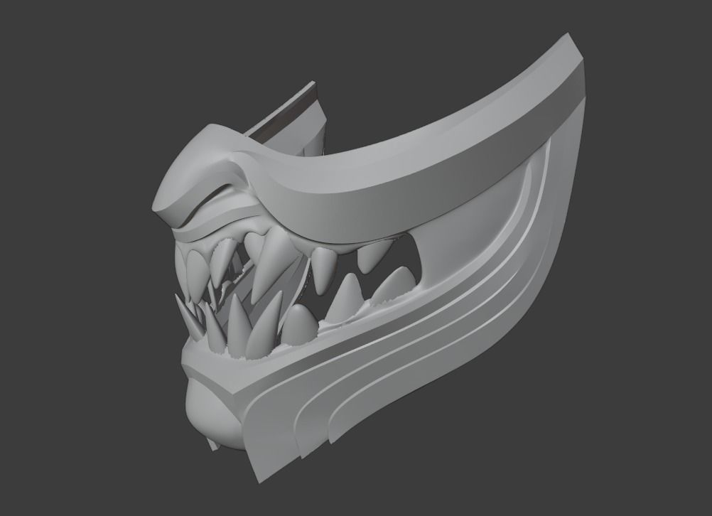 Scorpionmask from Mortal Kombat 11 - Godai Master 3D model 3D printable ...