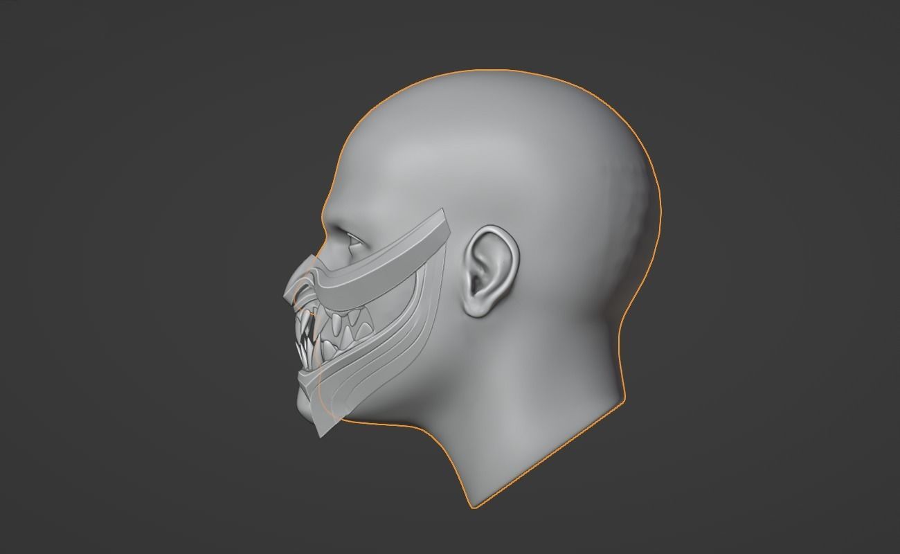 Scorpionmask from Mortal Kombat 11 - Godai Master 3D model 3D printable ...