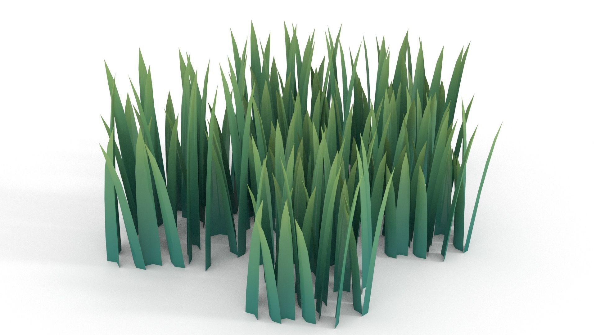 Low-poly Stylized grass collection 3D model | CGTrader