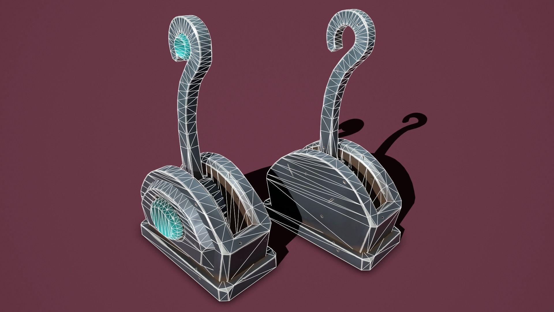 3D model Fantasy lever VR / AR / low-poly | CGTrader