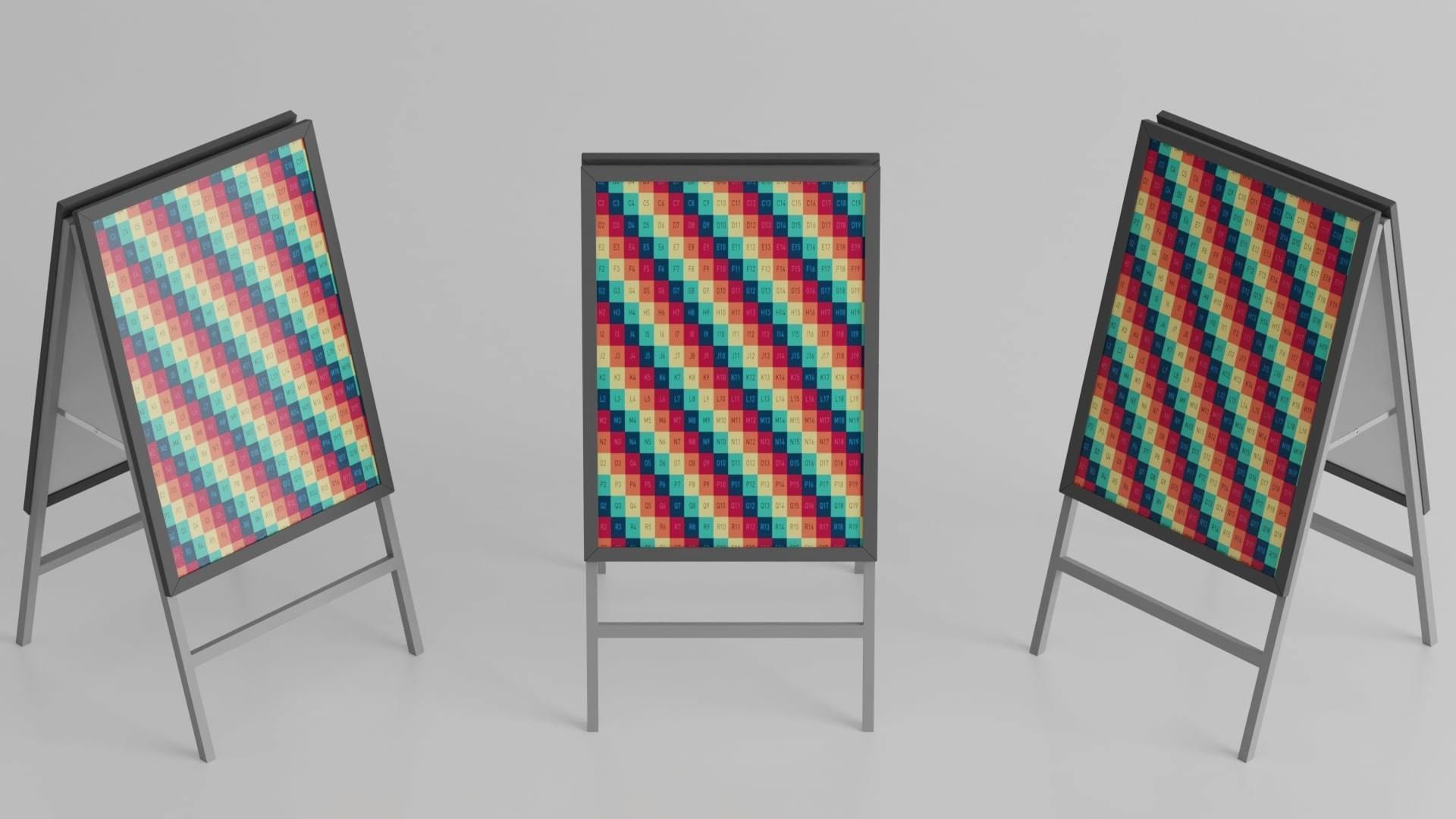 Advertisement Panel 3D model | CGTrader