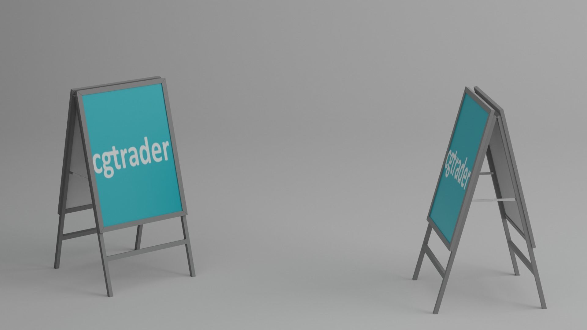 Advertisement Panel 3D model | CGTrader