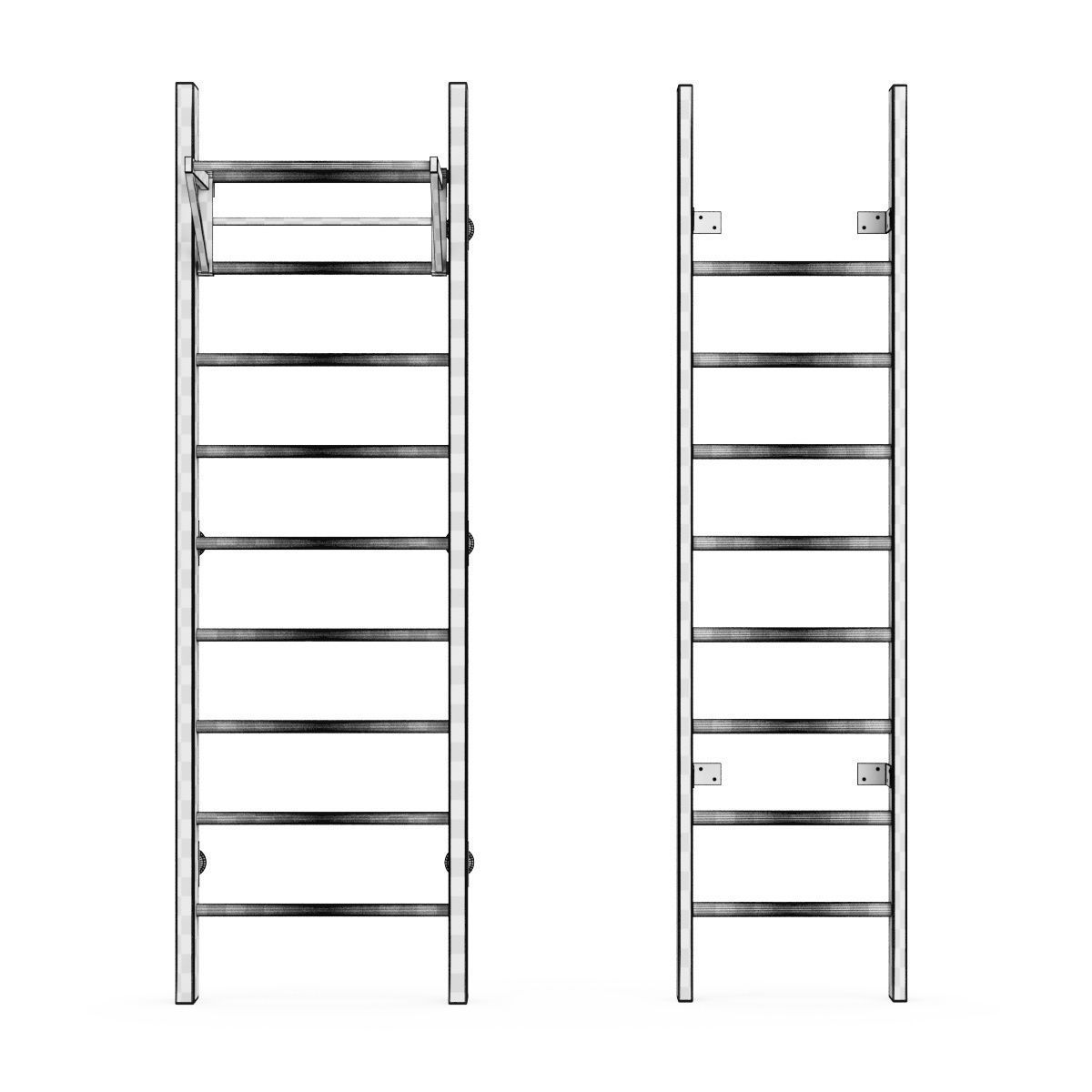 Swedish ladder 3D model | CGTrader