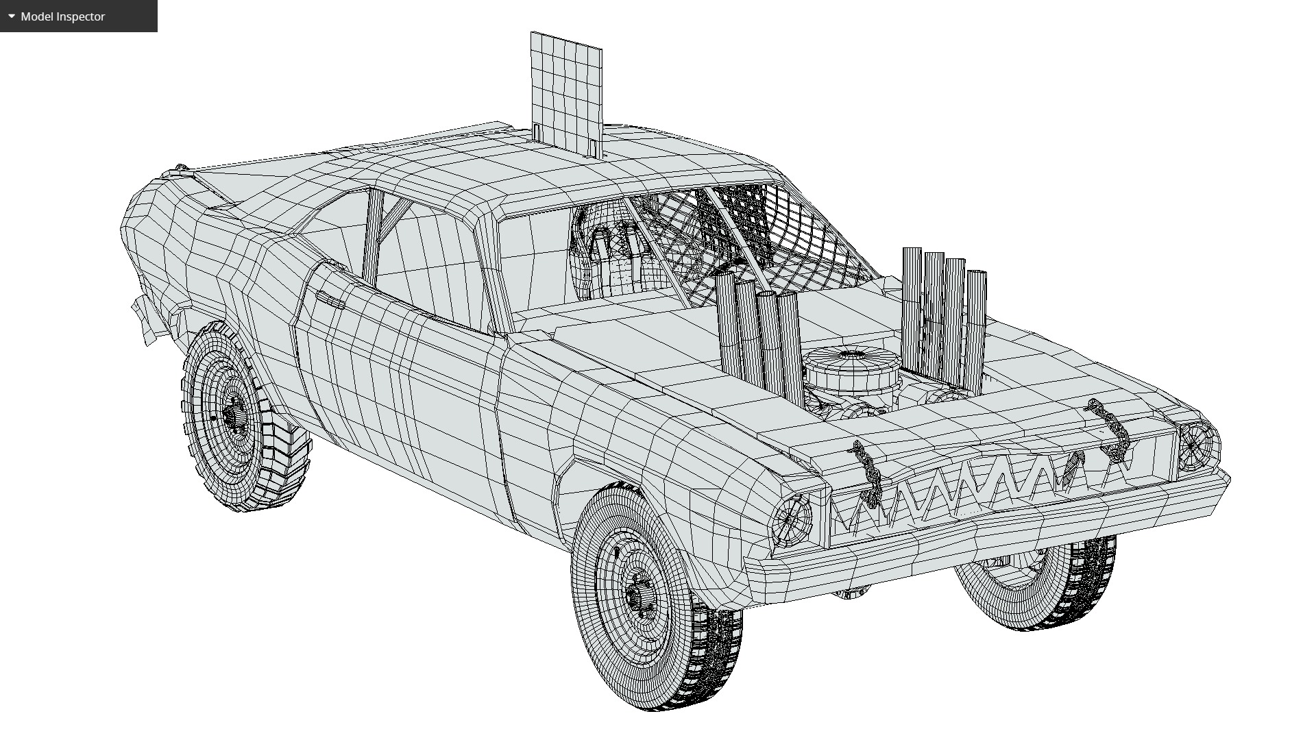 Demolition Derby Car free 3D model | CGTrader