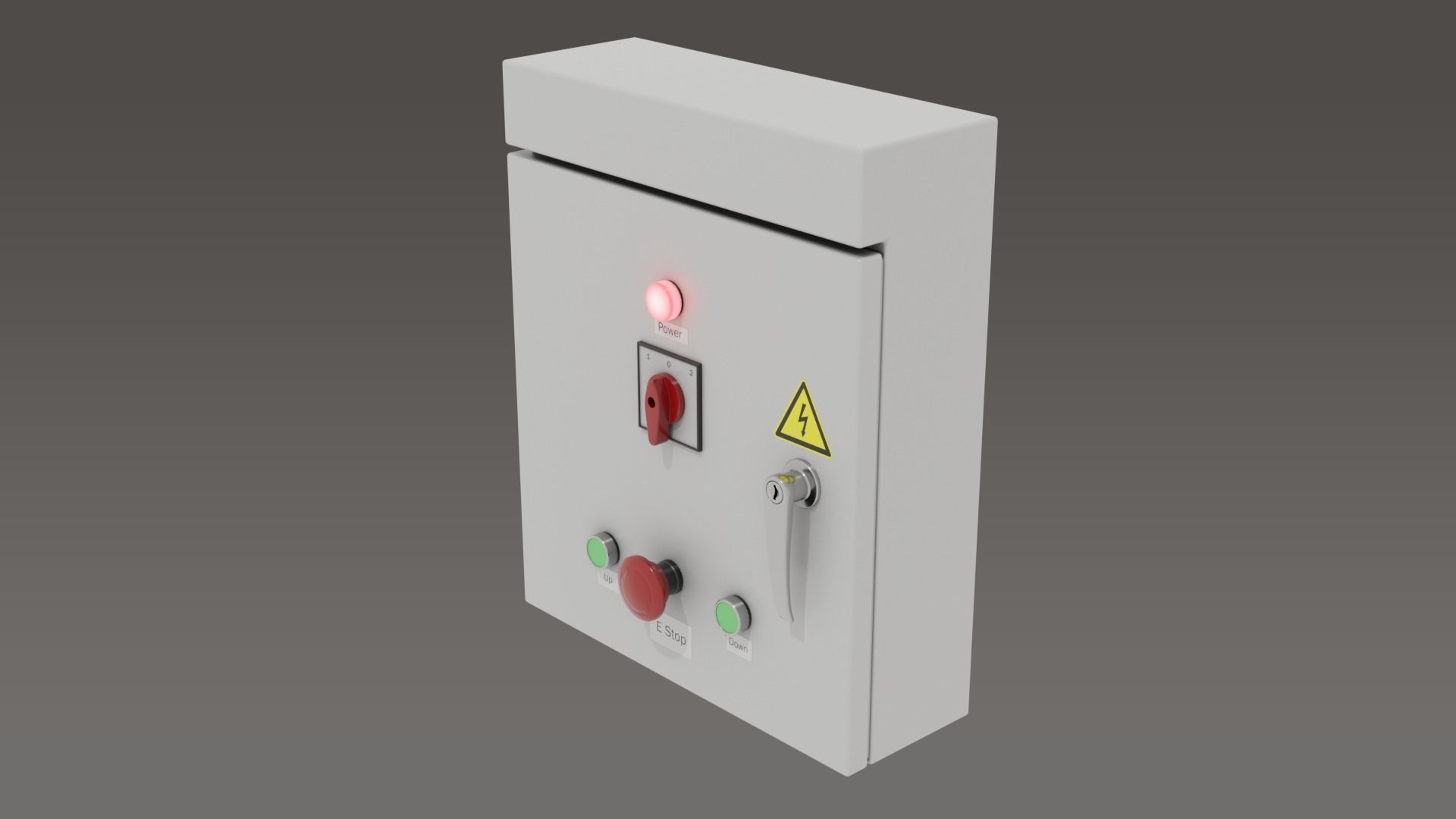 3D model Electrical Control Box VR / AR / low-poly | CGTrader
