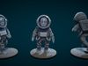 3D model Low poly Spaceman VR / AR / low-poly rigged animated | CGTrader