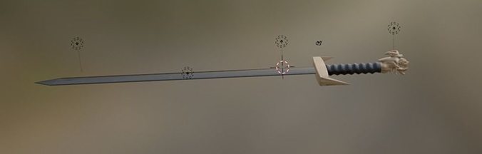 sword-dragonsword sword free 3D model | CGTrader