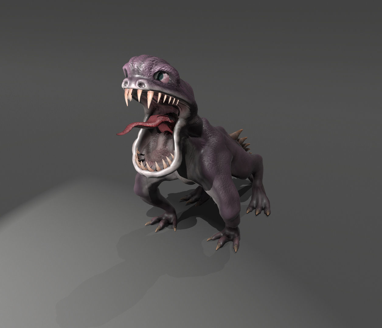 3D model Angry Bite VR / AR / low-poly | CGTrader