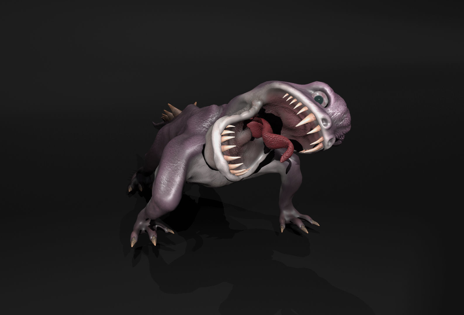 3D model Angry Bite VR / AR / low-poly | CGTrader