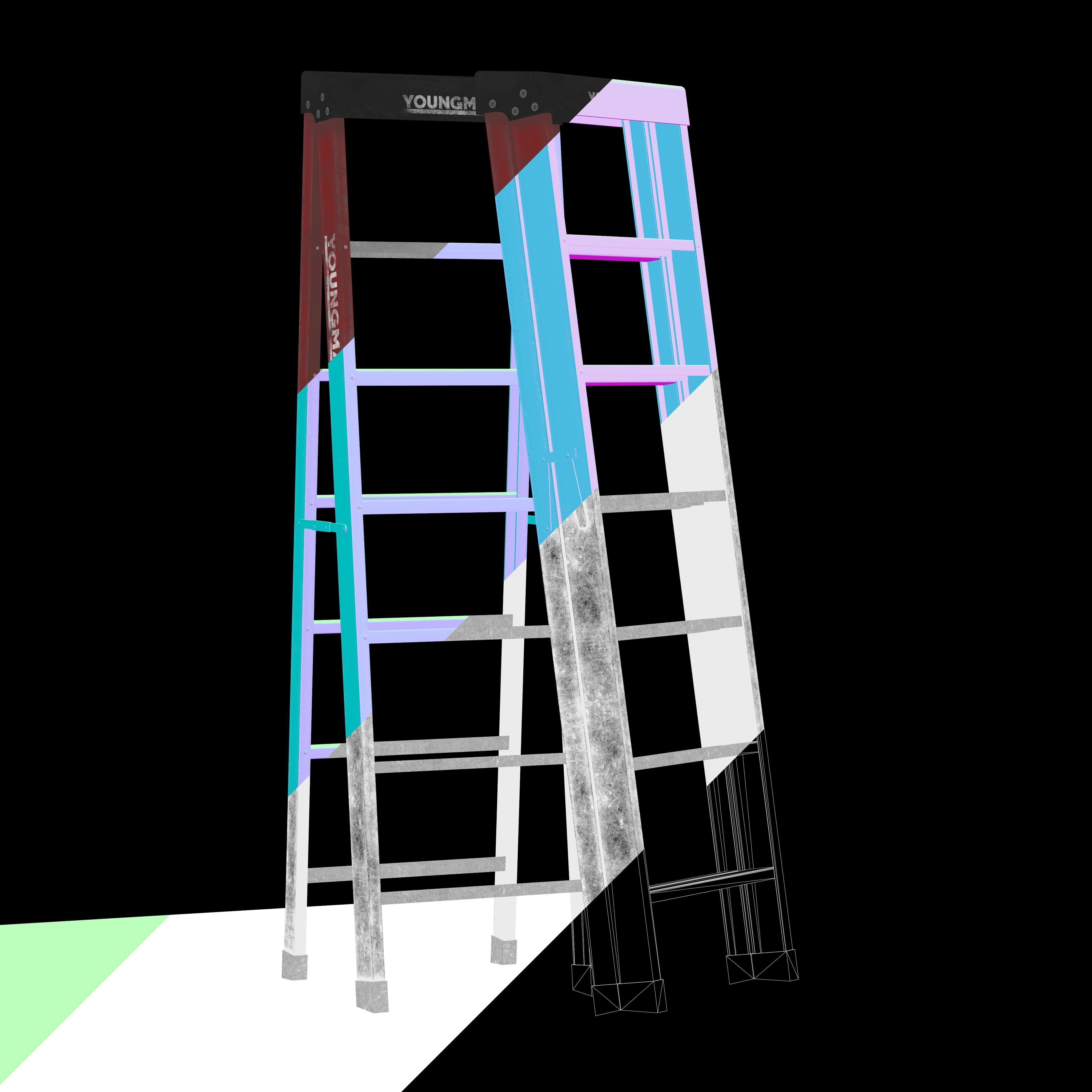 3D model Step ladder VR / AR / low-poly | CGTrader