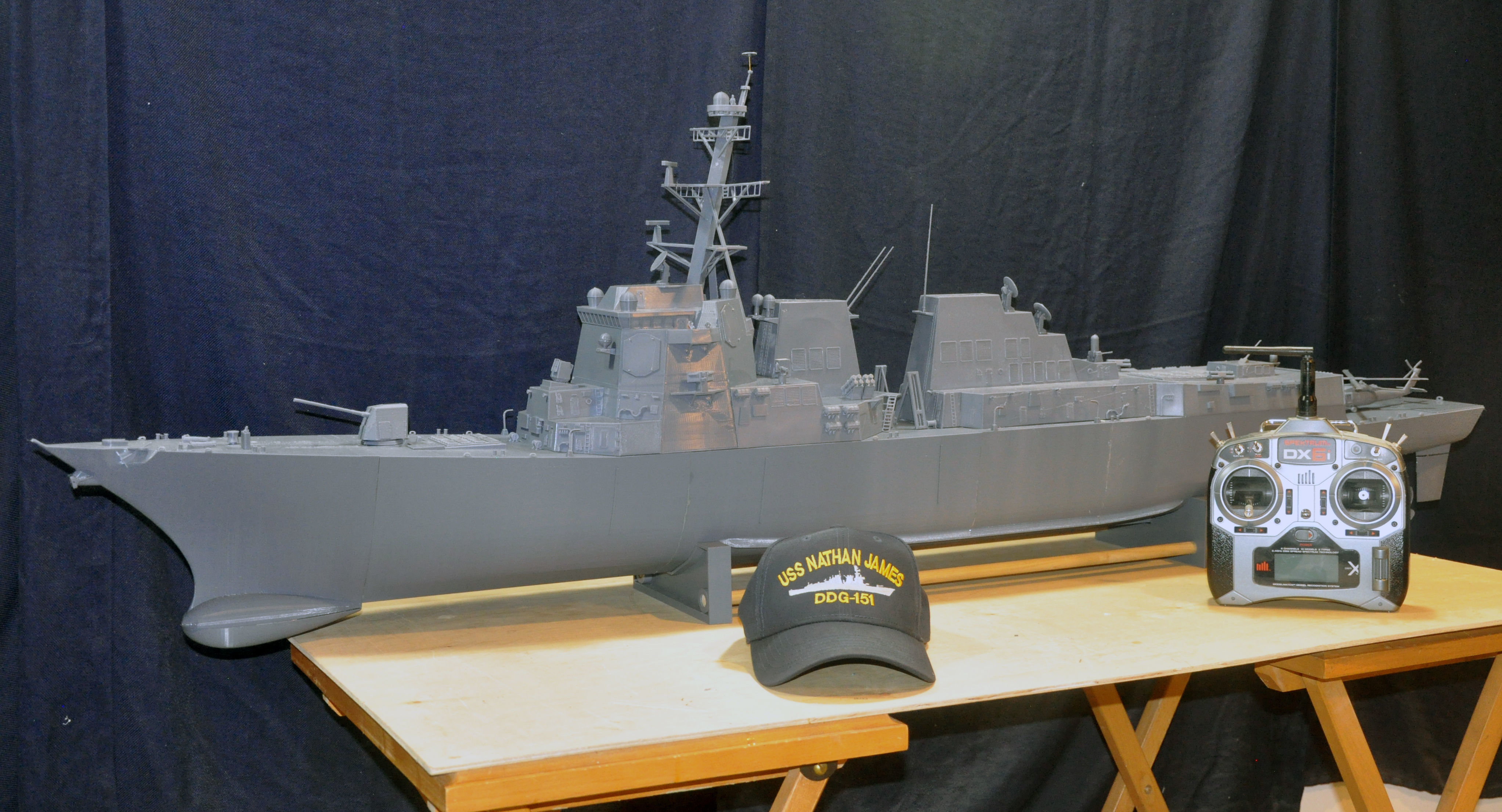 1 96 Arleigh Burke DDG RC Model Ship 3D model 3D printable | CGTrader