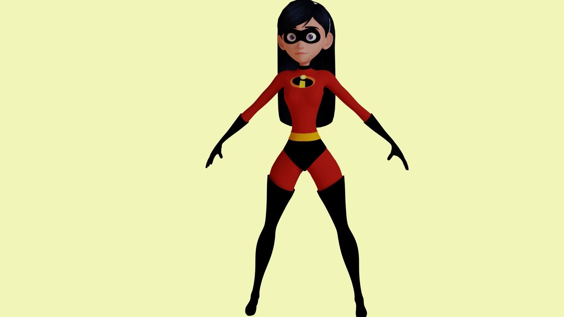 3D model Violet Parr VR / AR / low-poly | CGTrader