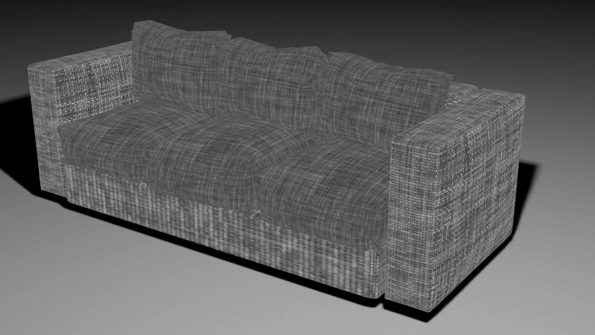 Old sofa 3D model | CGTrader