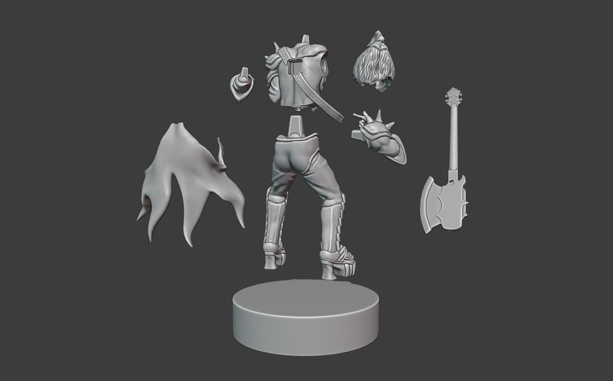 GENE SIMMONS KISS - 3DPRINTING 3D model 3D printable | CGTrader