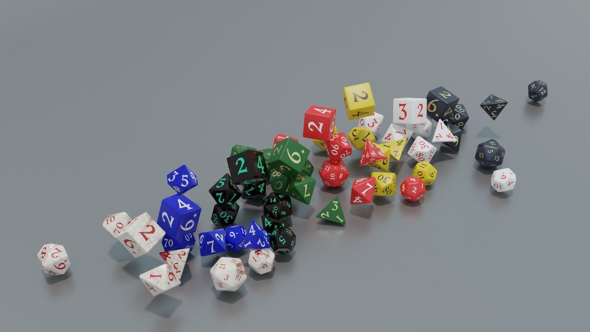 3D model BIG RPG Dice asset VR / AR / low-poly | CGTrader