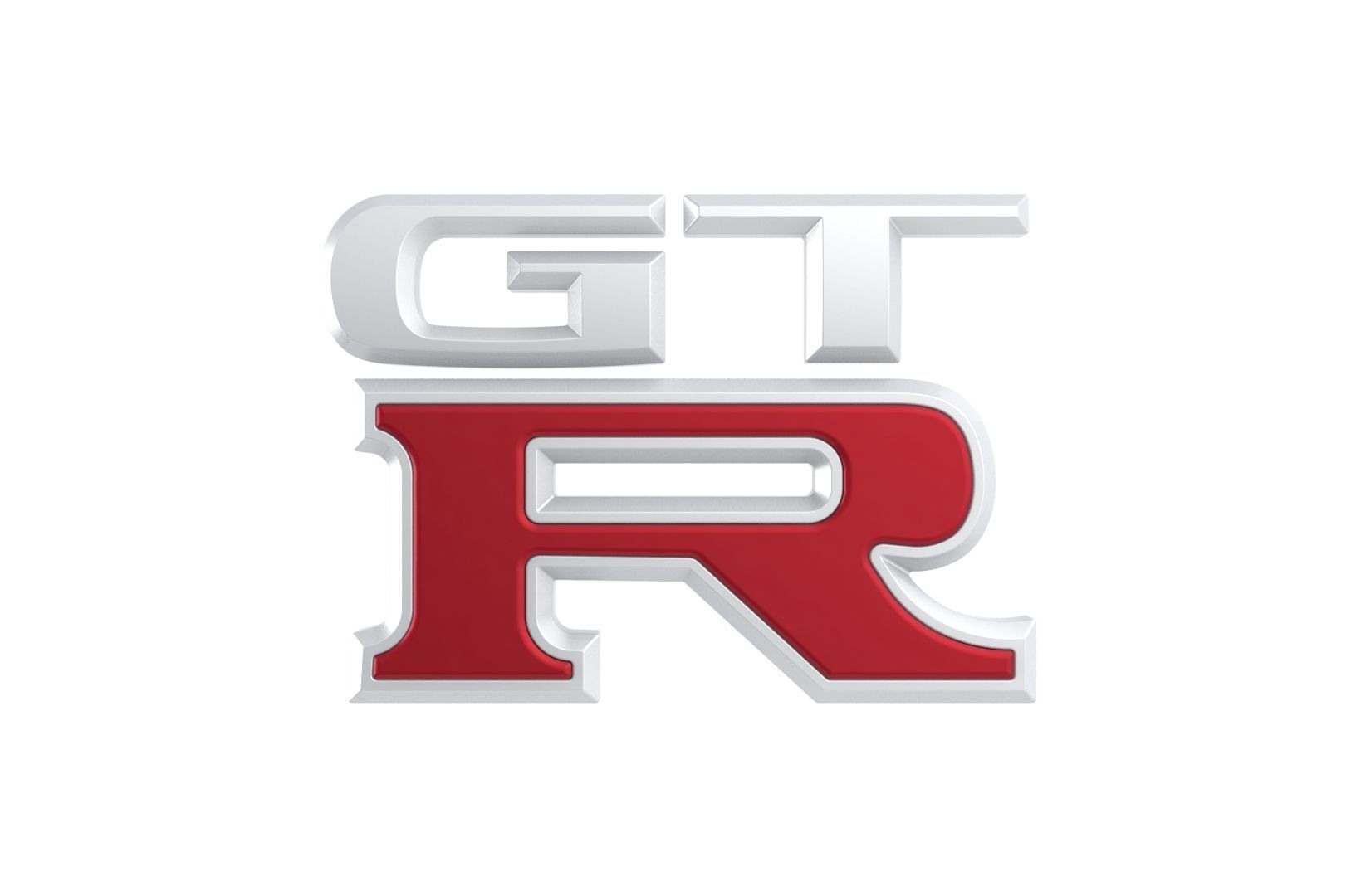 GT-R Logo emblem 3D model 3D printable | CGTrader