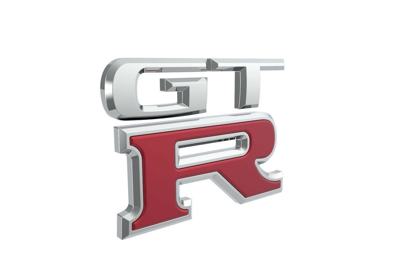 GT-R Logo emblem 3D model 3D printable | CGTrader