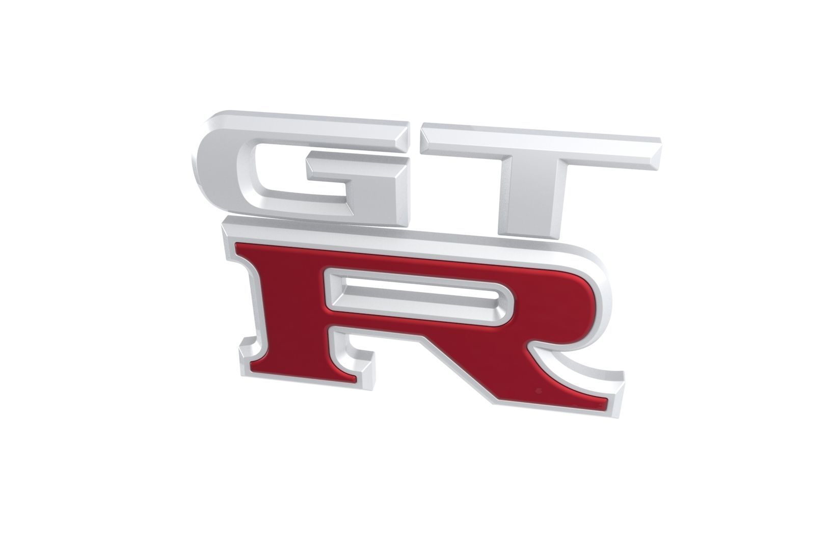 GT-R Logo emblem 3D model 3D printable | CGTrader