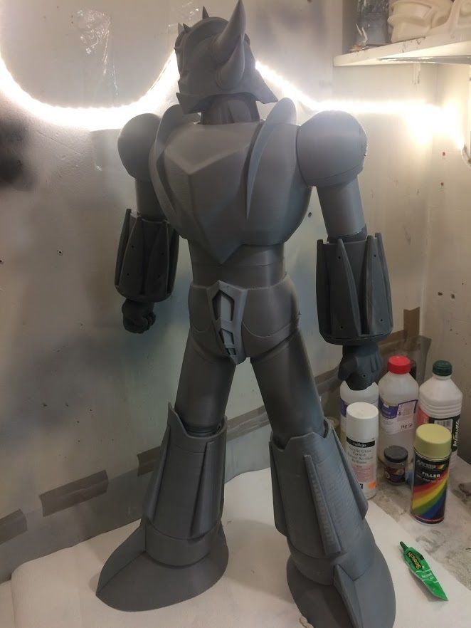 grendizer goldorak stl print-high poly model 3D model 3D printable ...