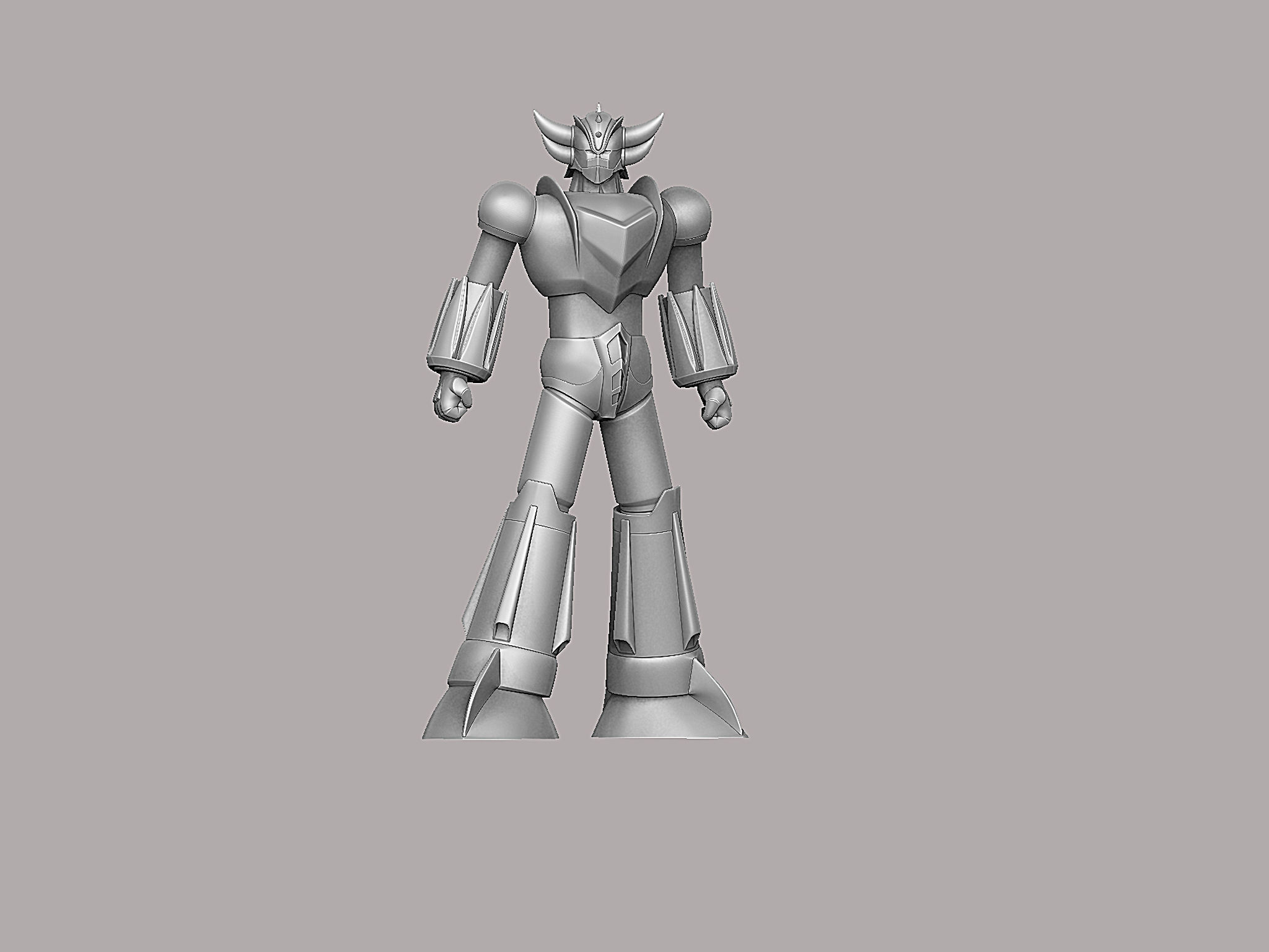 grendizer goldorak stl print-high poly model 3D model 3D printable ...