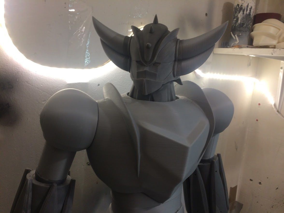 grendizer goldorak stl print-high poly model 3D model 3D printable ...