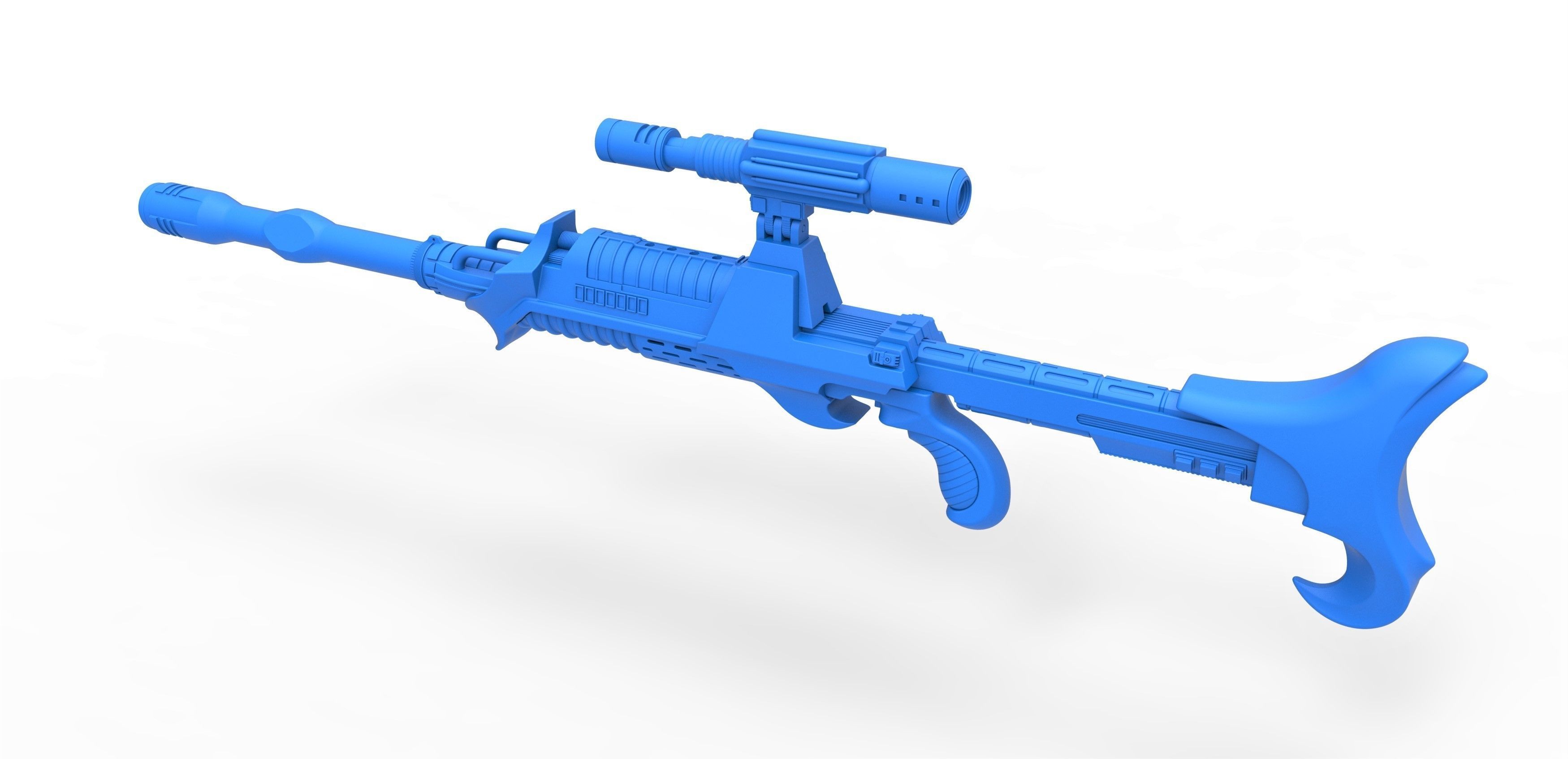 Klingon Assassin Rifle from Star Trek The Undiscovered Country 3D model ...