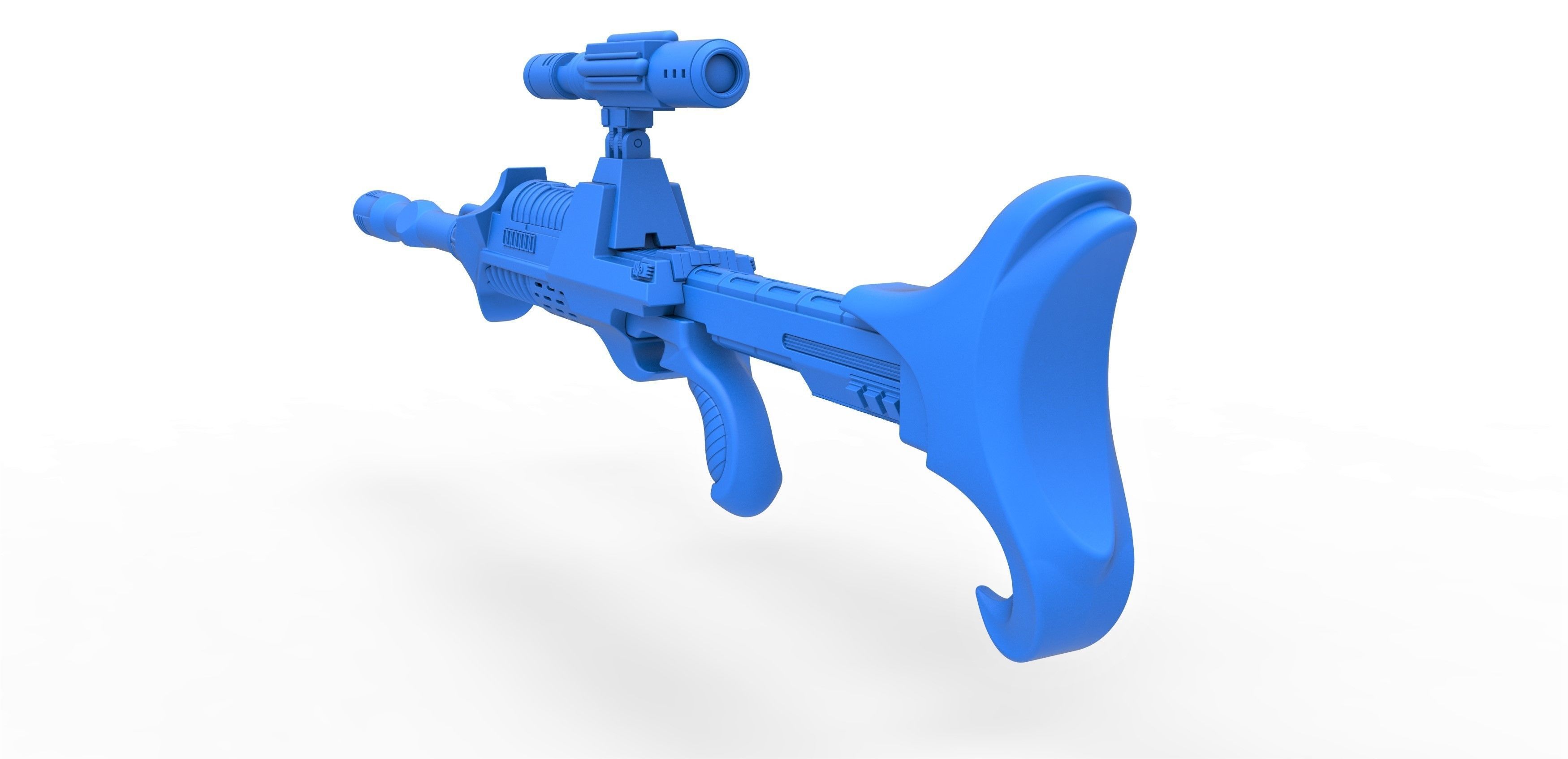 Klingon Assassin Rifle from Star Trek The Undiscovered Country 3D model ...