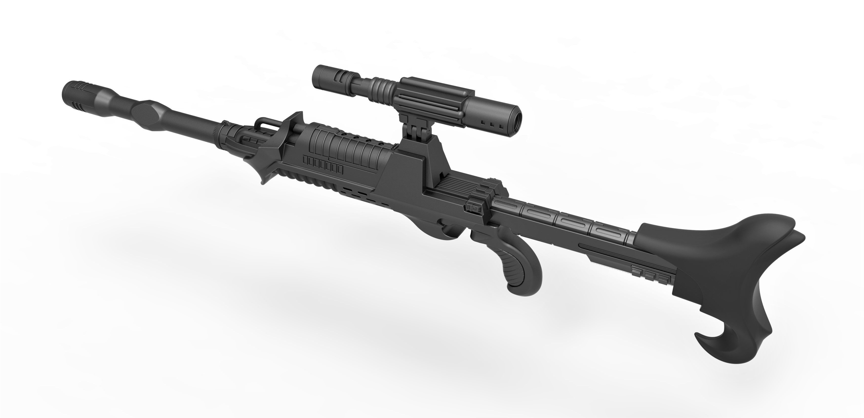 Klingon Assassin Rifle from Star Trek The Undiscovered Country 3D model ...