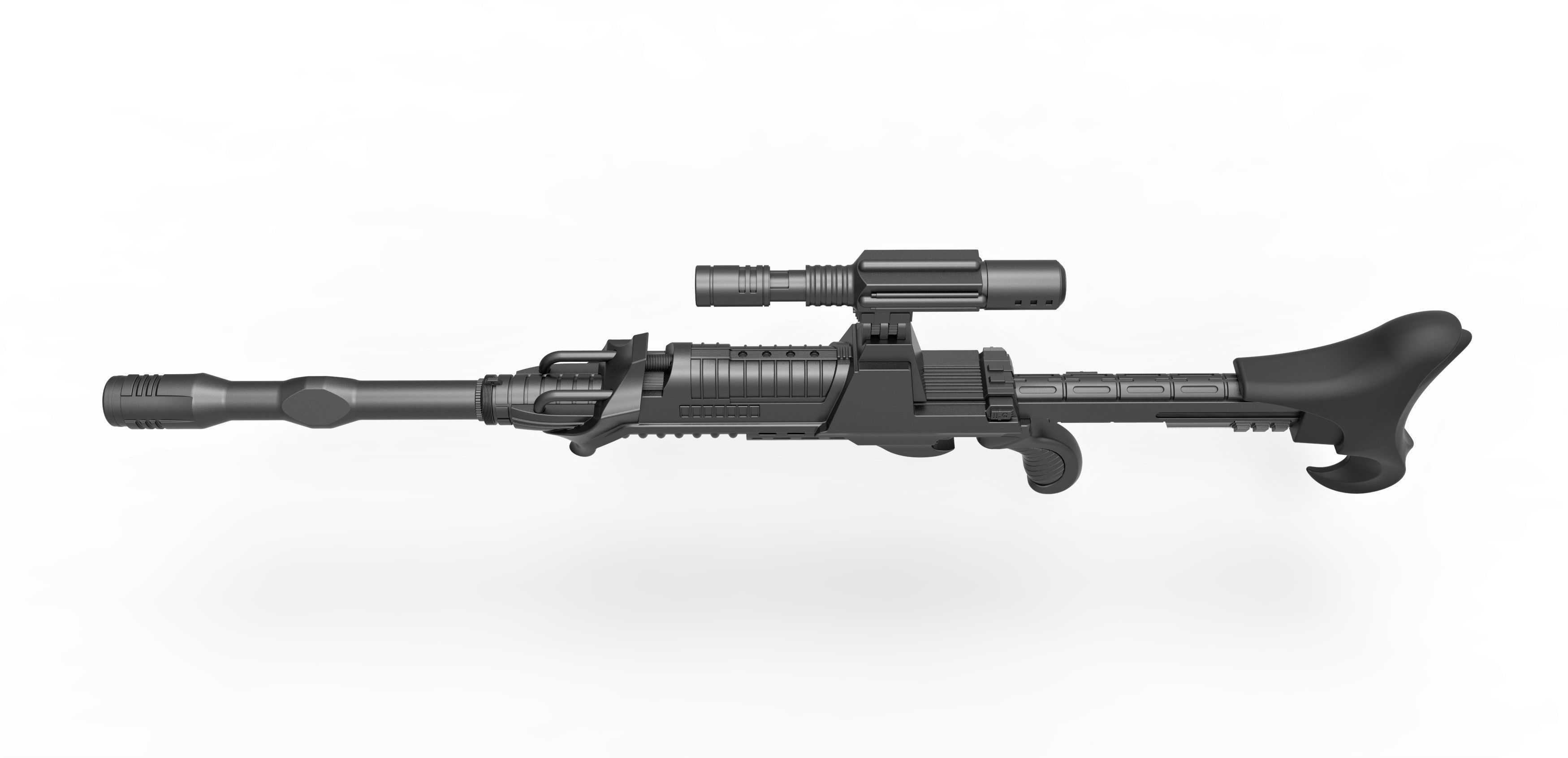 Klingon Assassin Rifle from Star Trek The Undiscovered Country 3D model ...