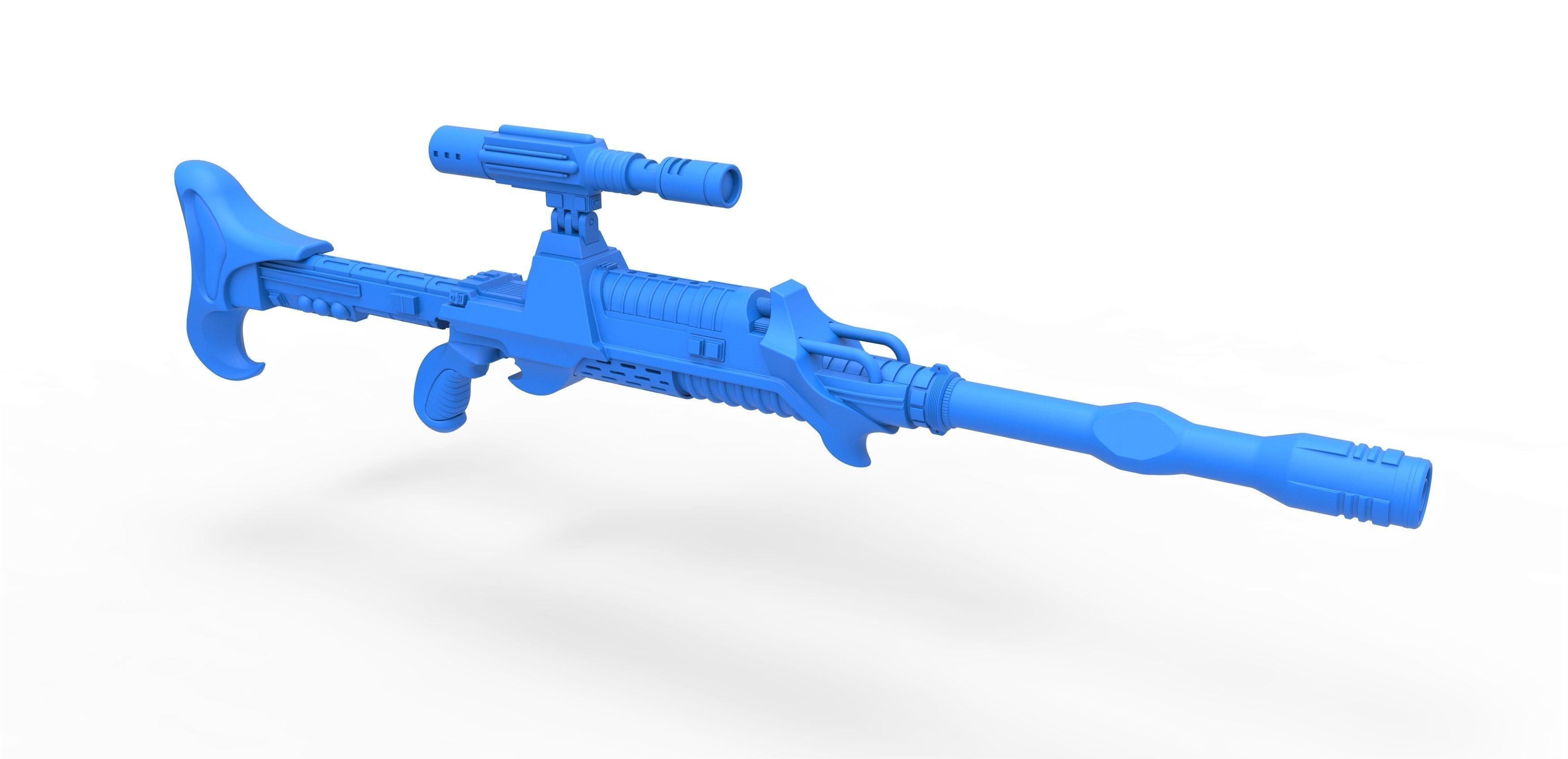 Klingon Assassin Rifle from Star Trek The Undiscovered Country 3D model ...