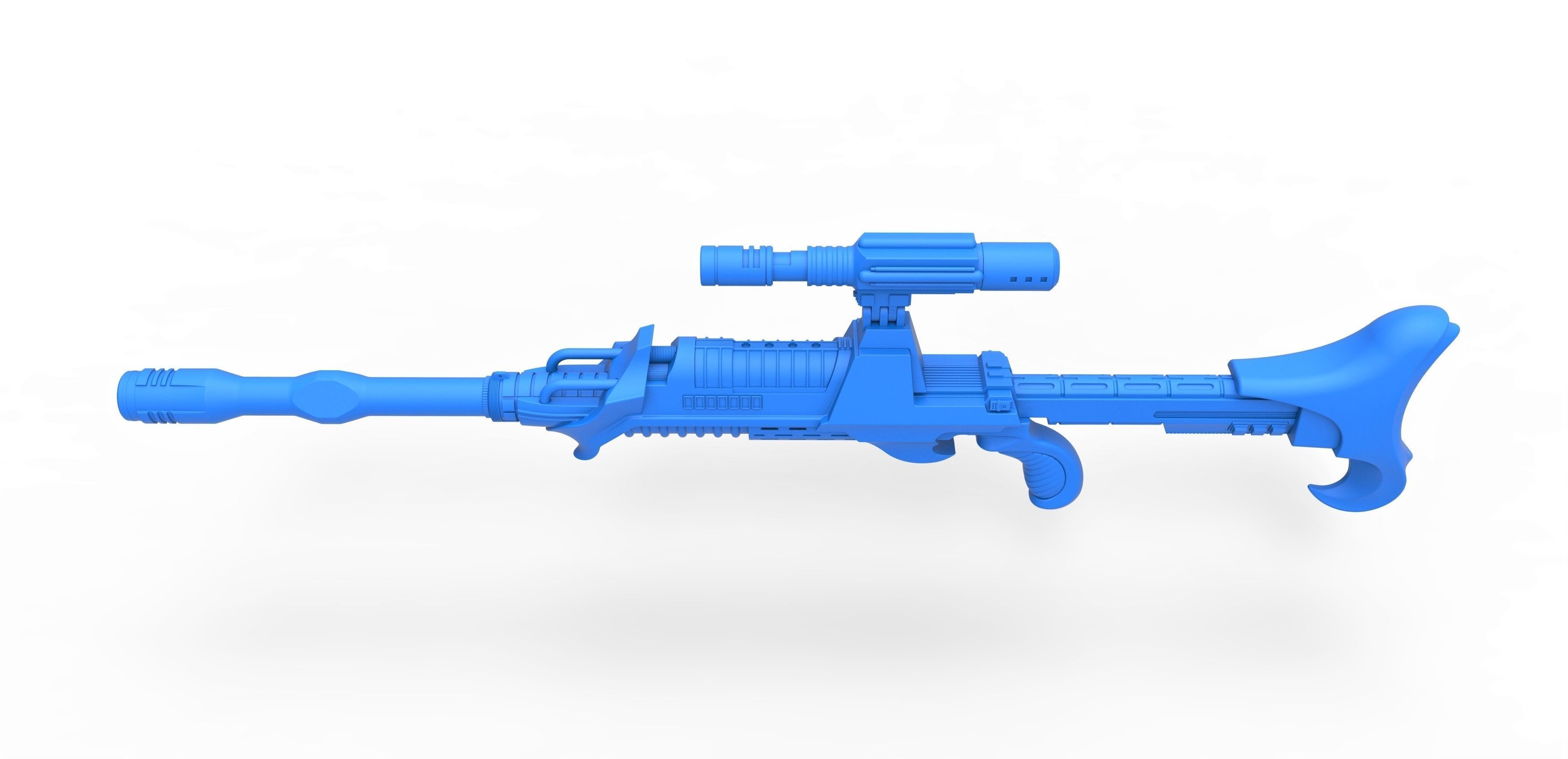 Klingon Assassin Rifle from Star Trek The Undiscovered Country 3D model ...