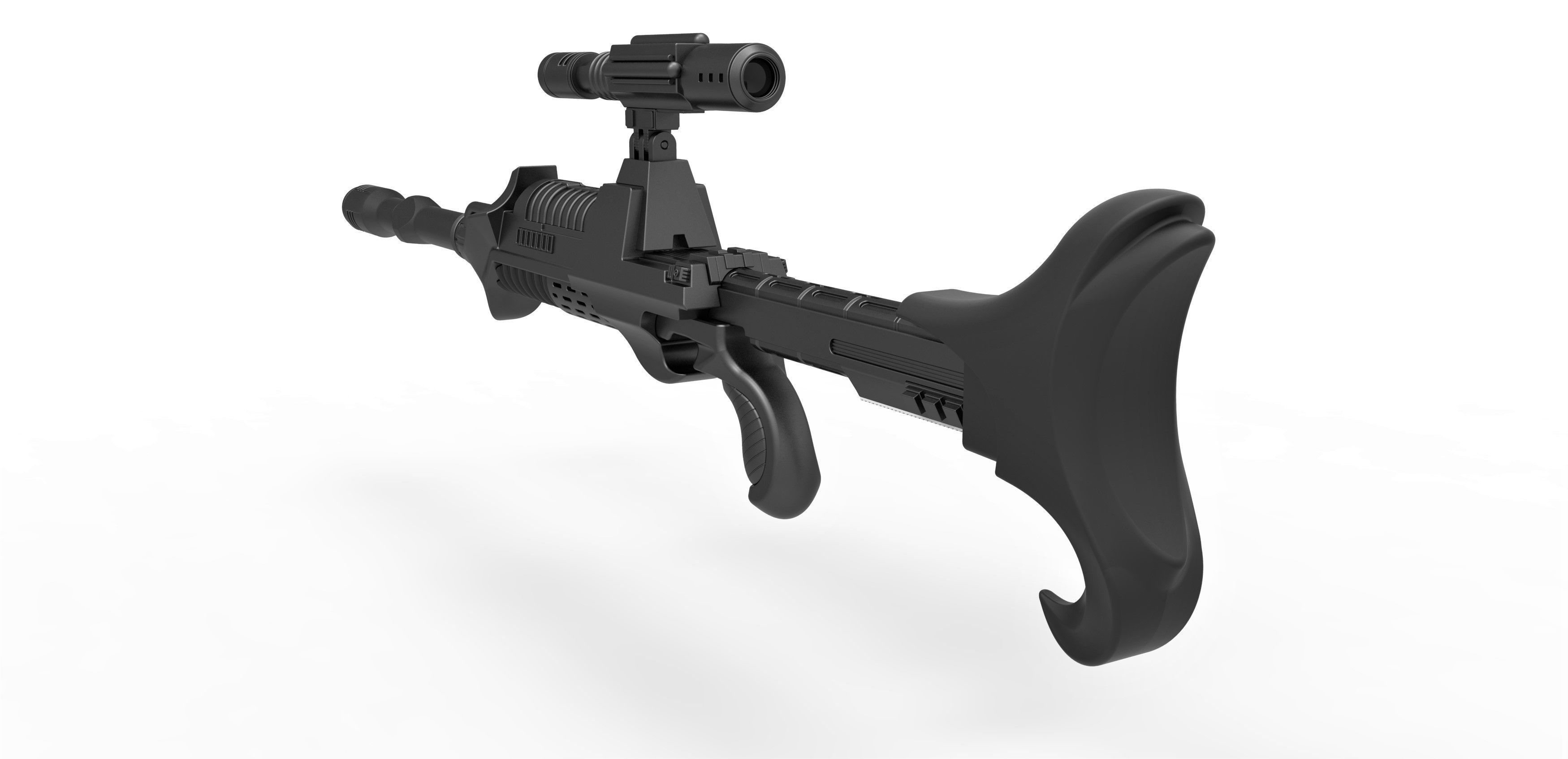 Klingon Assassin Rifle from Star Trek The Undiscovered Country 3D model ...