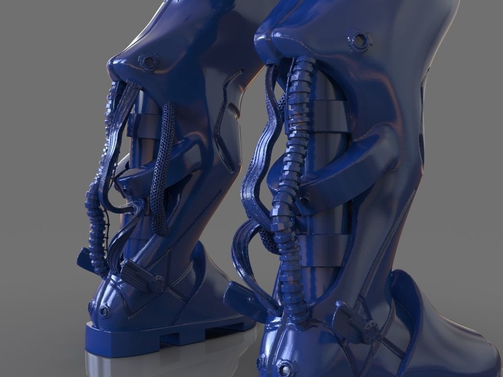 Robotic Legs 3D model 3D printable | CGTrader