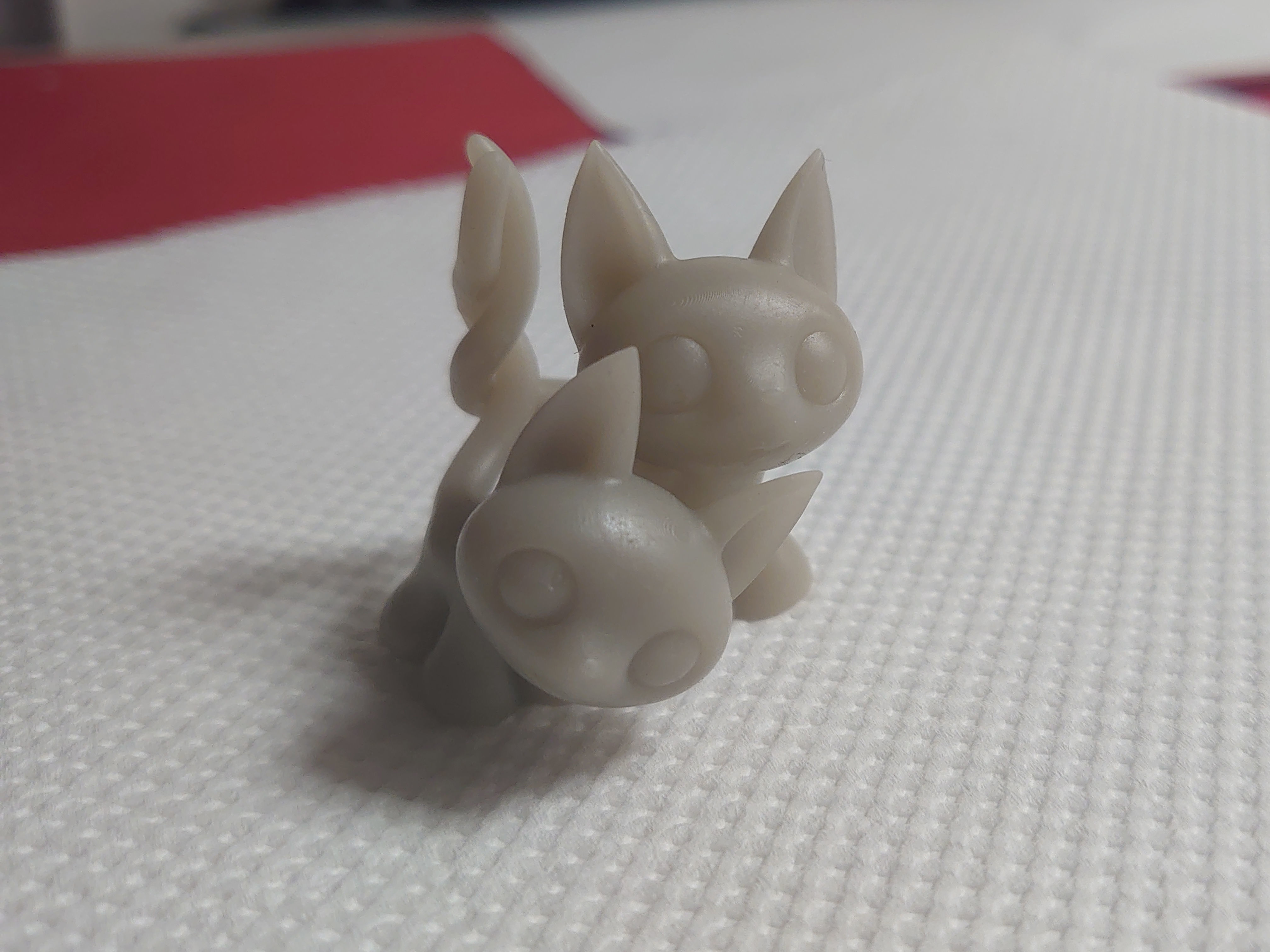 Anime Style Little Cat Couple 3D Print 3D model 3D printable | CGTrader