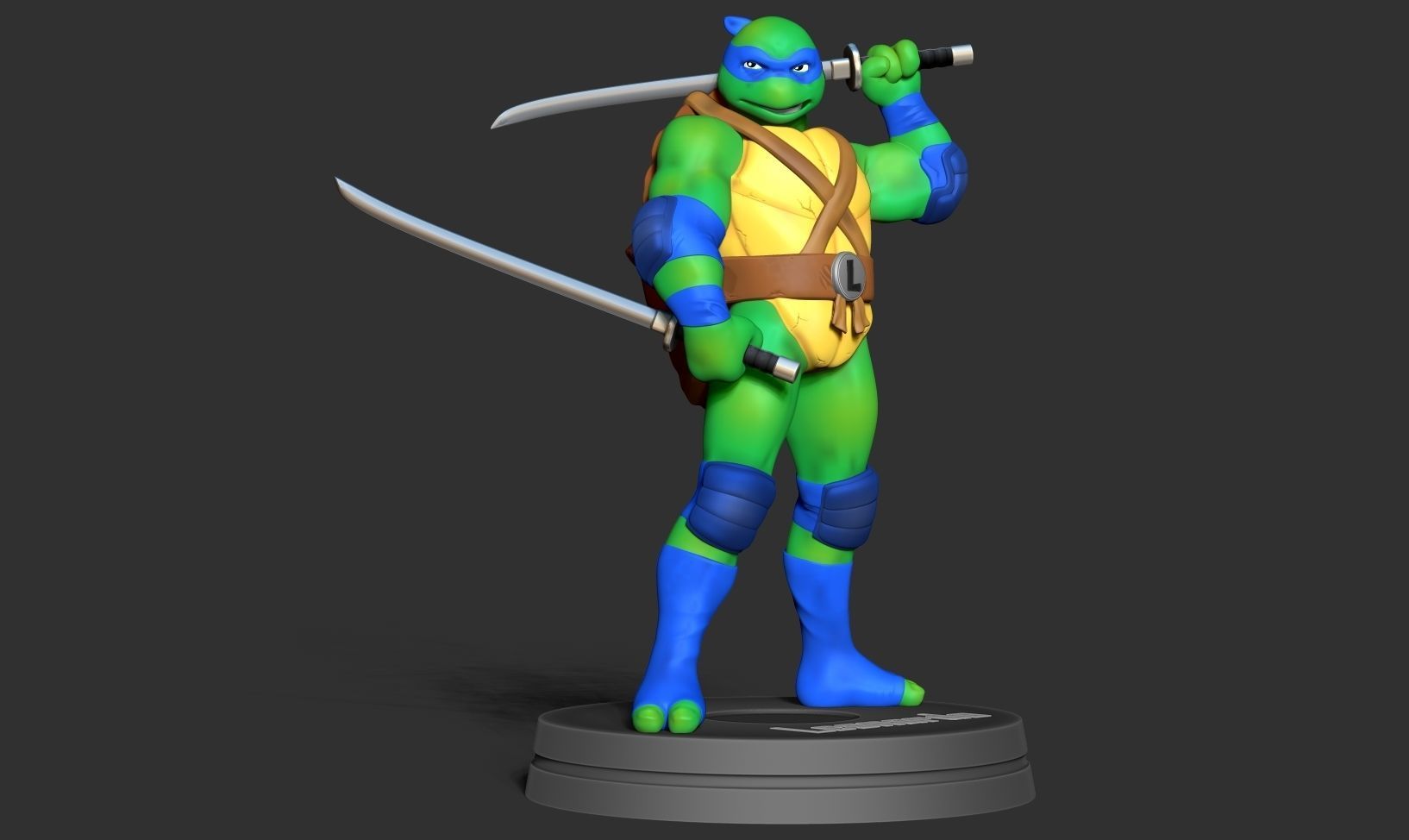 Leonardo - TMNT Fanart 3D model 3D printable | CGTrader