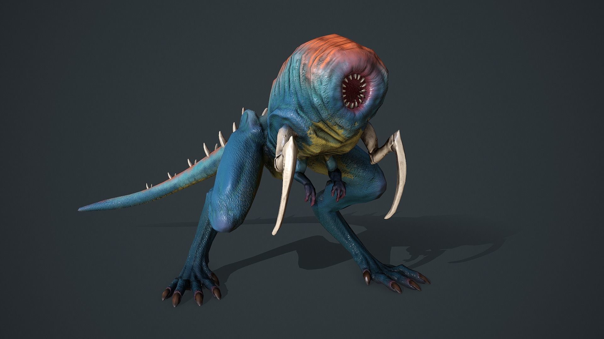 3D model Creature gameready VR / AR / low-poly rigged animated | CGTrader