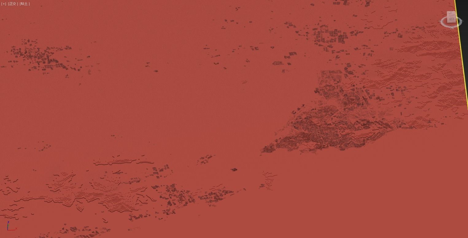 Qingdao Tsingtao City urban planning maquett building Terrain 3D model ...