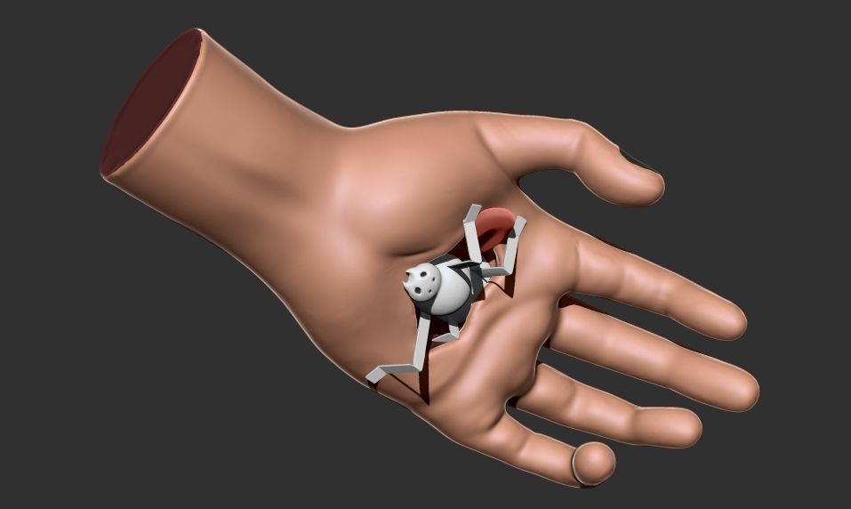Deidara hand from Naruto anime 3D model | CGTrader