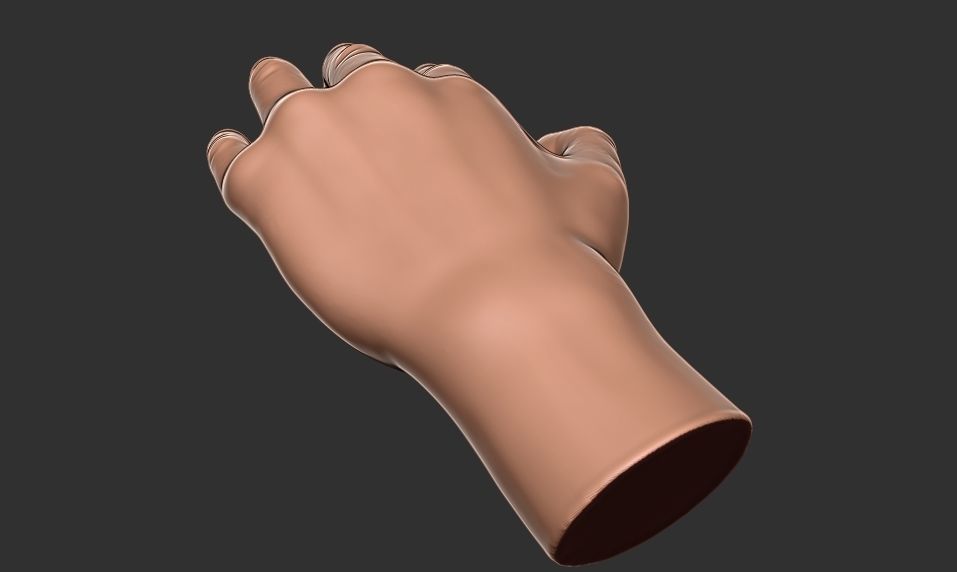 Deidara hand from Naruto anime 3D model | CGTrader