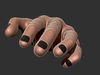 Deidara hand from Naruto anime 3D model | CGTrader