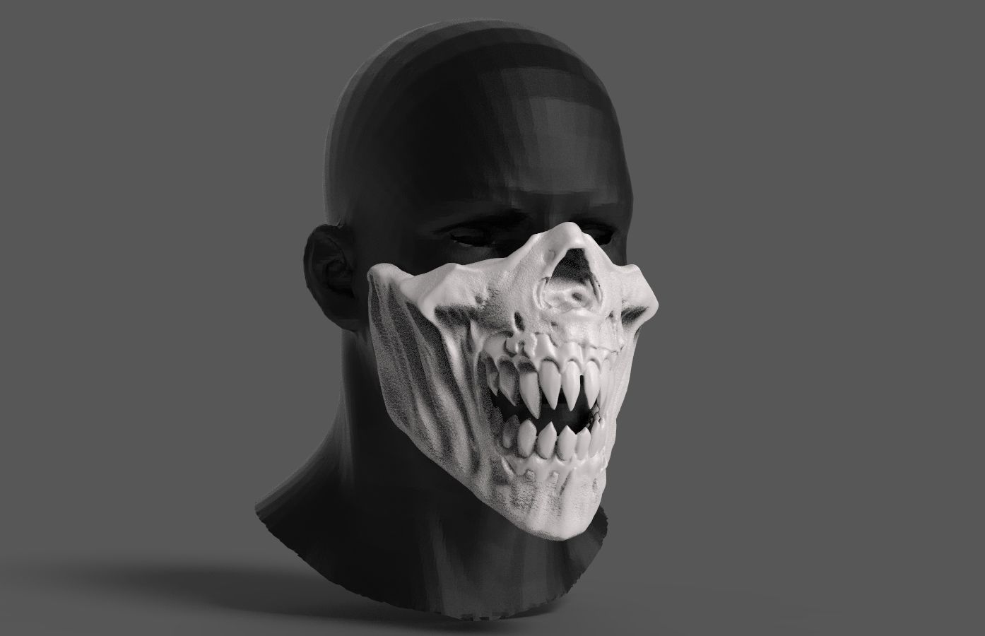 ZOMBIE MASK 3D model 3D printable | CGTrader