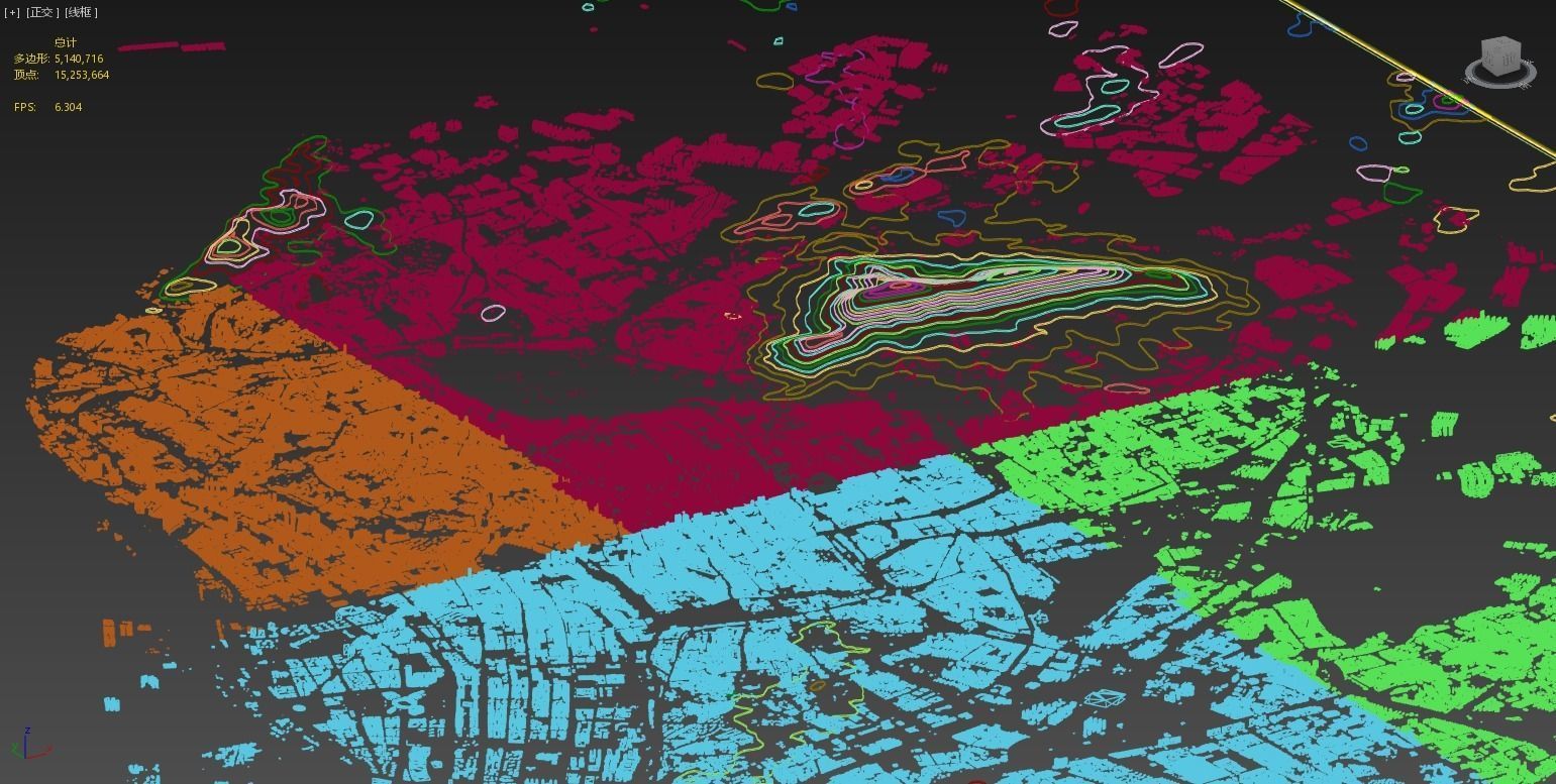 NANJING City urban planning maquett building Terrain 3D model | CGTrader