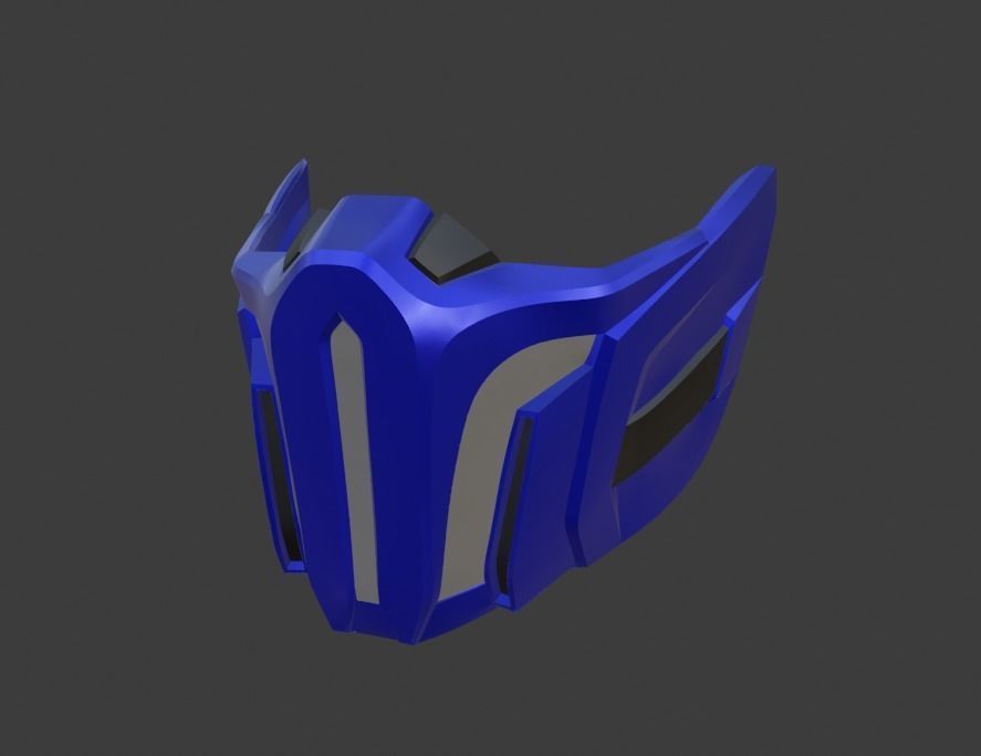 Sub Zero mask from Mortal Kombat 11 - Dao of Kuai Liang 3D model 3D ...