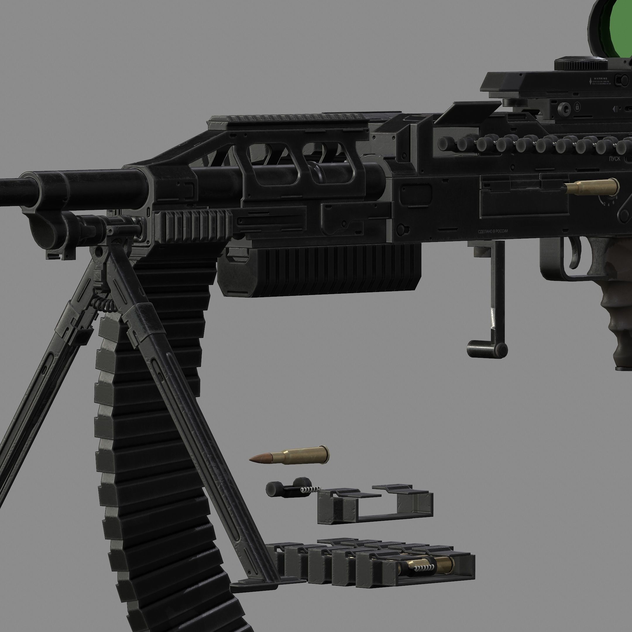 3D model PKM-21 VR / AR / low-poly | CGTrader