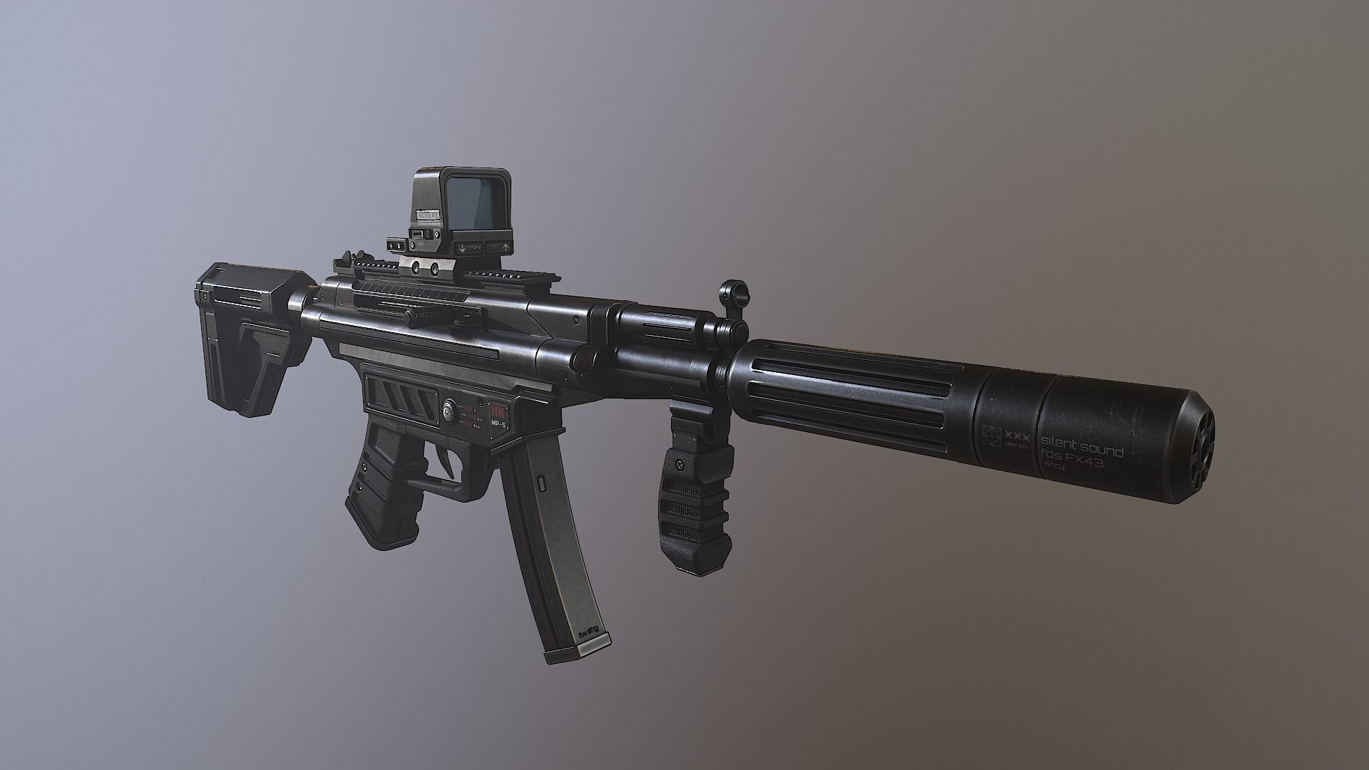 3D model MP-5 m VR / AR / low-poly | CGTrader