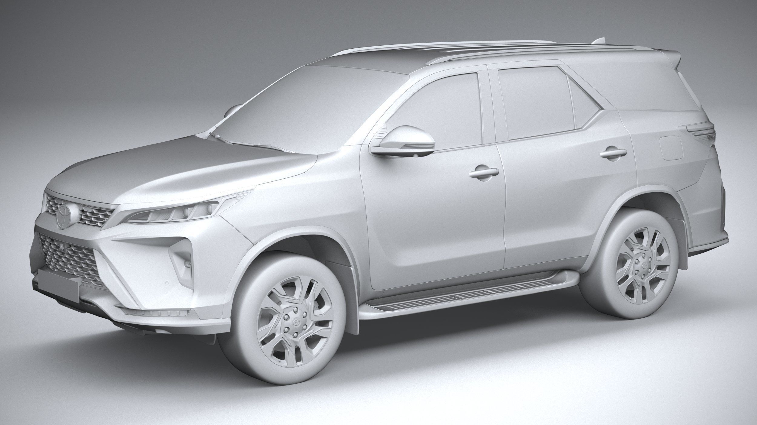 Toyota Fortuner 2021 3D model | CGTrader