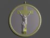 Low Poly Medallion Jesus free VR / AR / low-poly Texture | CGTrader