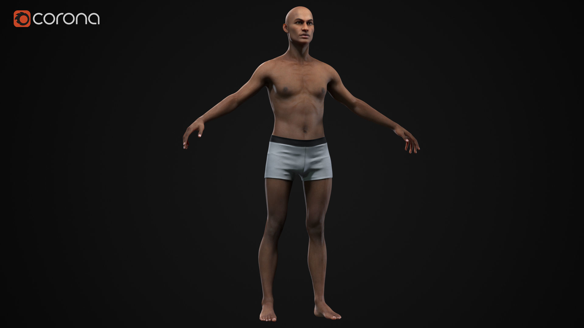 3D model Black man body VR / AR / low-poly | CGTrader